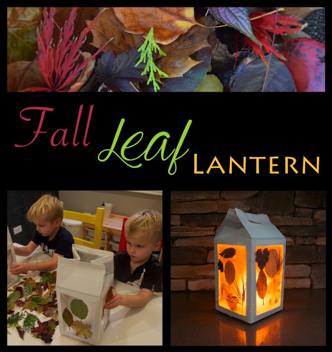 Fall Leaf Lantern | Projects In Parenting