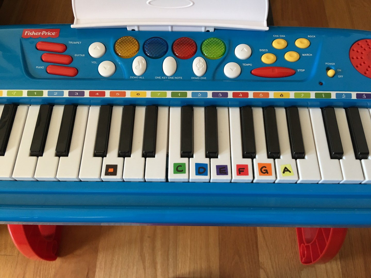 Color-Coded Beginner Piano Sheet Music | Projects In Parenting