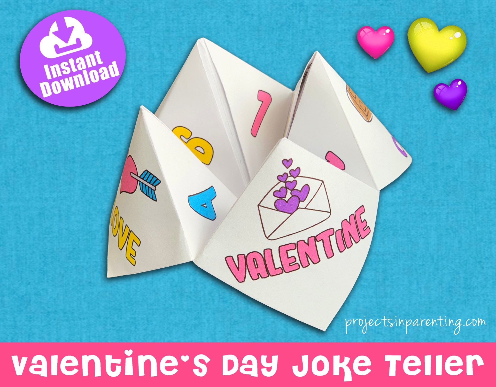 Valentine’s Joke Teller | Projects In Parenting